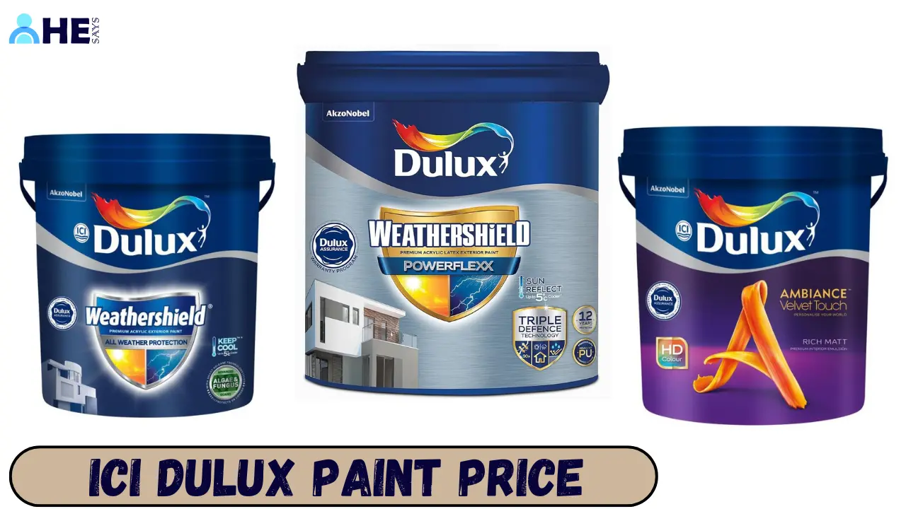 ICI Dulux Paint Price in Pakistan 2025 | Today Latest Rate List
